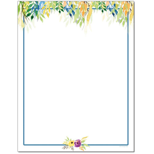Summer Foliage Letterhead Laser & Inkjet Printer Paper (25 Sheets) on OnBuy