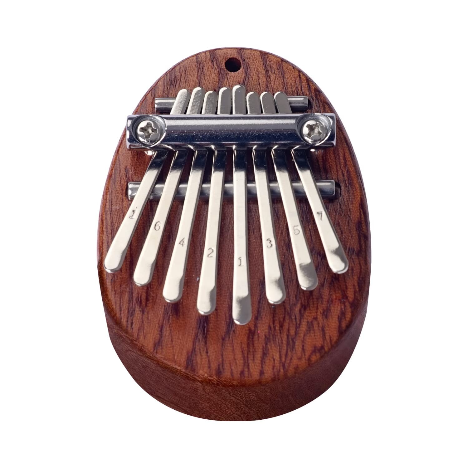Mini Kalimba 8 touches, piano pouce en bois massif, marimba portable avec cordon, cadeau pour ...