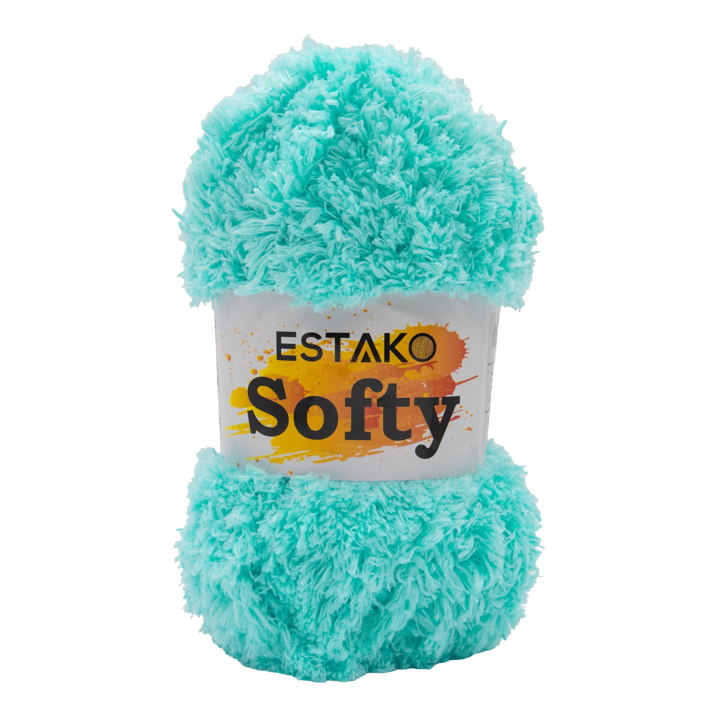 Estako Softy 100 % polyester, fil pais et moelleux, poids n 5, pour ...
