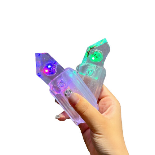 Tricolor Flash Radish Knife Retractable Knife Decompression Toy Plastic ...