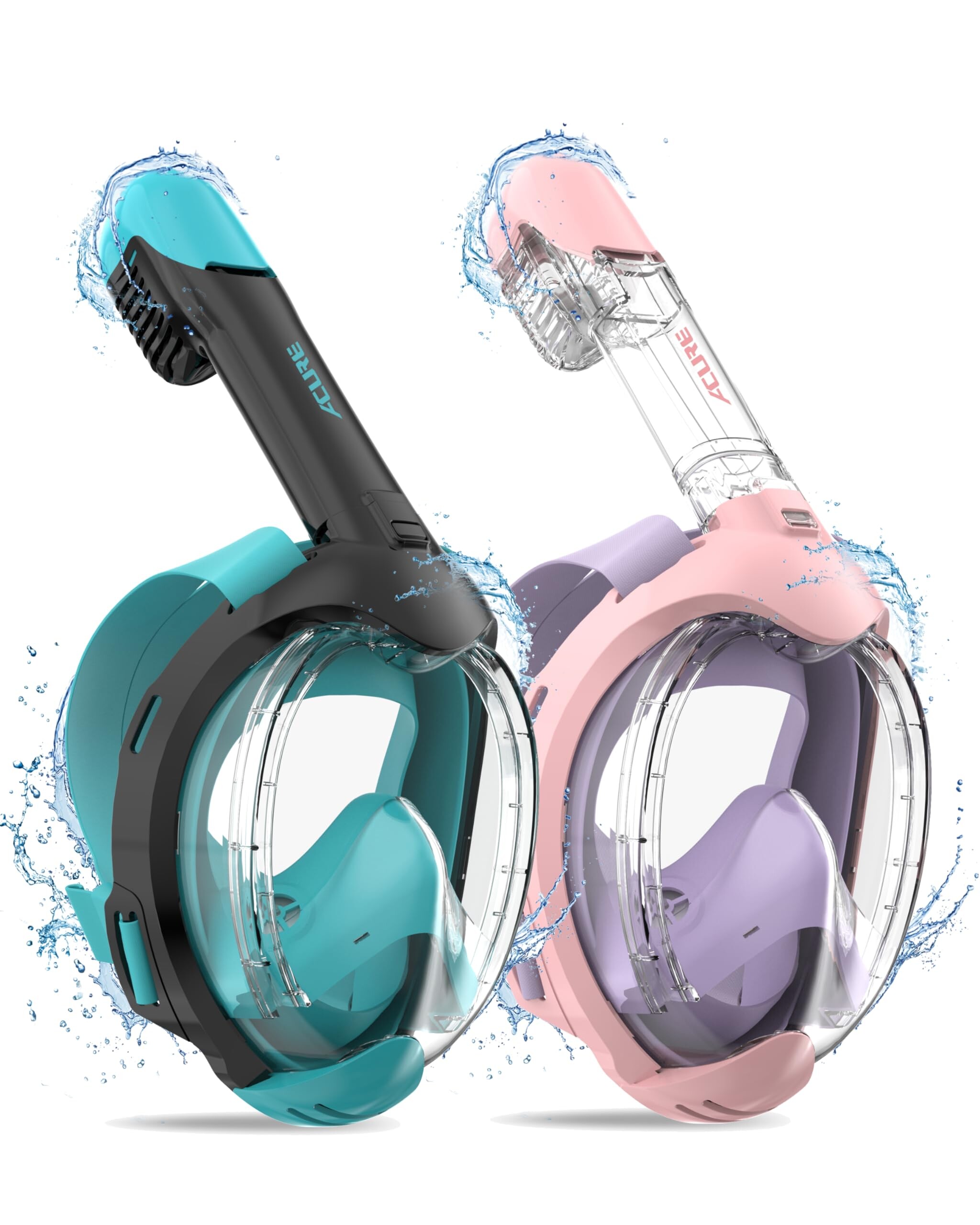 ACure Kids Maskel Mask Falle Face - Anti-Fog & Dry Top Spland Set ...