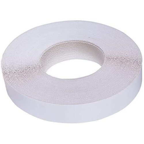 Rouleau de bande de chant blanche en mélamine Edge Supply de 7/8 po x 25 pi - Bordure flexible ...