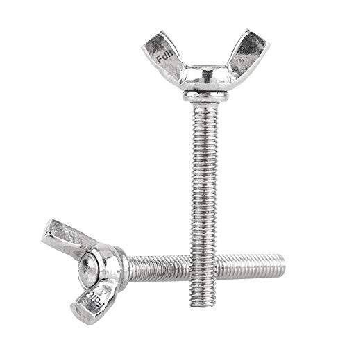 Fdit 8 Types 5PCS/Bag M5 304 Stainless Steel Wing Butterfly Screws ...