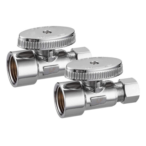 Minimprover 2 paquete de latn 1/2 pulgada FIP x 3/8 pulgadas OD ...