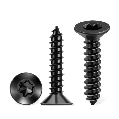 Tornillos para madera Torx/Estrella de cabeza plana con revestimiento ...