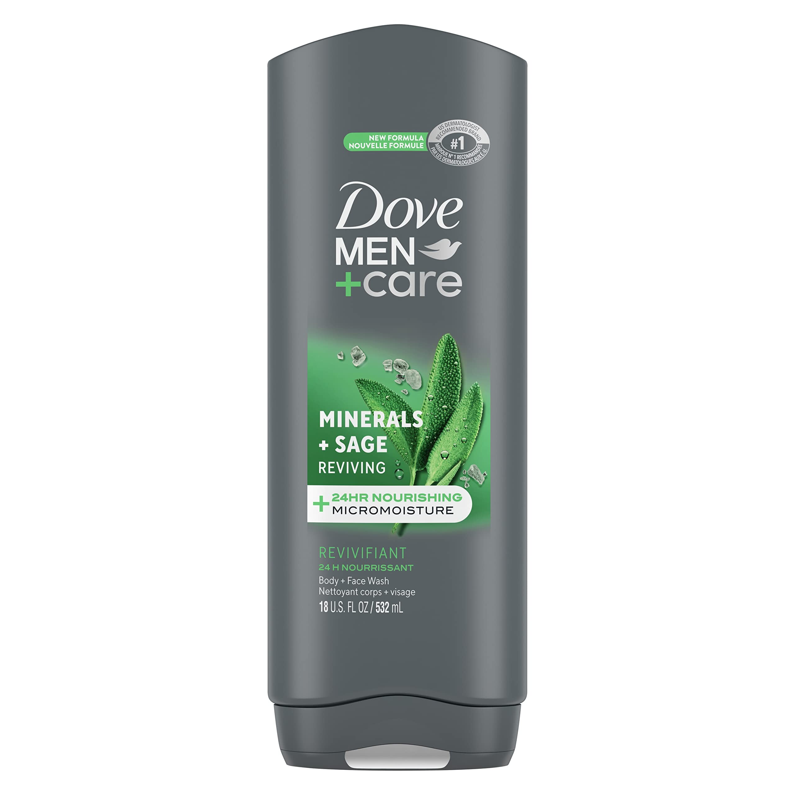 Dove Men + Care Elements Wash Mineral + S lvia 18 oz Lavam efetivamente ...