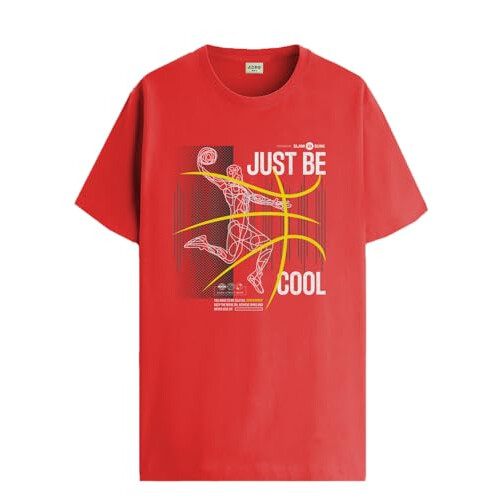 Camiseta ADRO para hombre, 100 % algod n, con estampado gr fico - Camisetas estampadas de corte ...