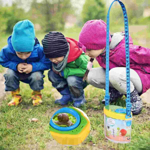 1 Set Kinder Outdoor Insektensammler Capture Tool Beobachtungsbox Lupe ...