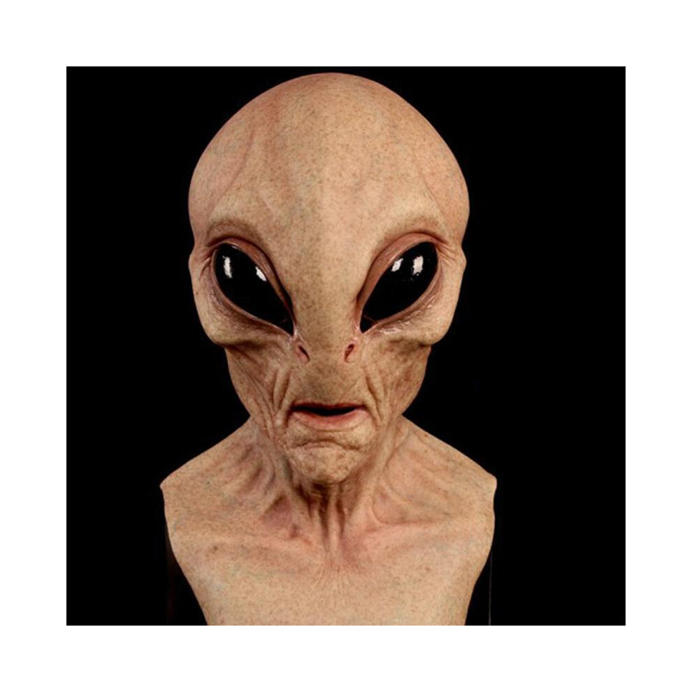 (Style C) Halloween Alien 3d Latex Mask Headgear Costume Horror Fan ...
