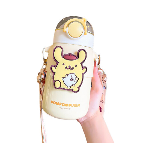 (Purin) Insulated Cup Sanrio Melody Kuromi Thermos Cinnamoroll Purin ...