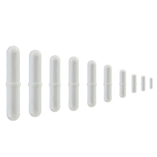 10Pcs PTFE Magnetic Stirrer Mixer Stir Bar Spinbar Stirring for Lab Use ...