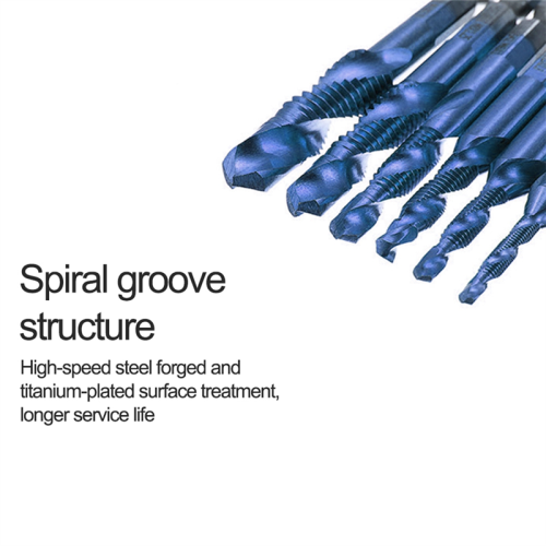 Hex Shank Screw Thread Metric Tap Drill Bits Machine HSS Compound Hand ...
