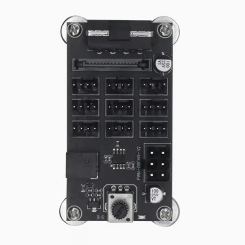 Computer Case Fan Speed Controller Fan Module 9 Channel Fan Hub PWM on ...