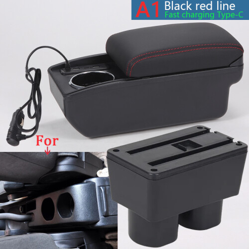 (Ricarica rapida A1) Per Nissan Tiida C11 Bracciolo Box per Nissan ...