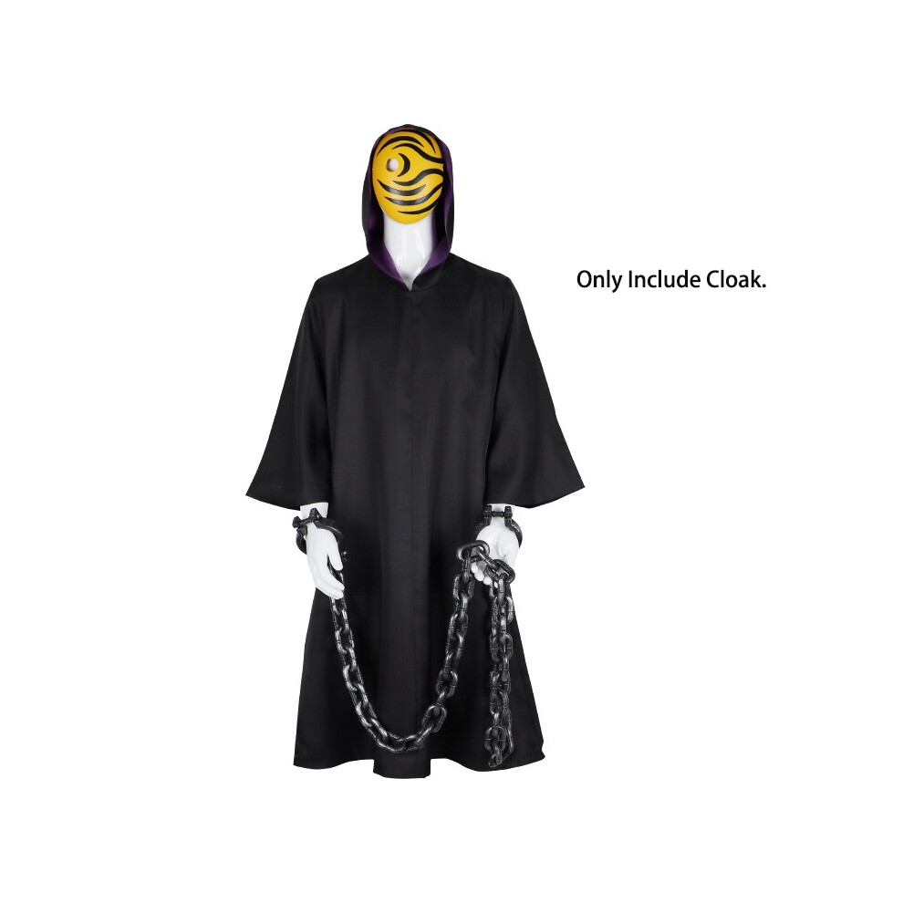 (Cloak) Tobi Naruto Akatsuki Uchiha Obito Robe Cloak Mask Cosplay ...