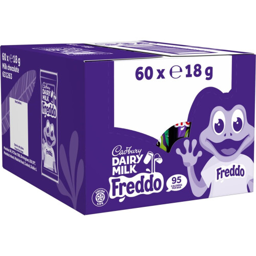 Cadbury Dairy Milk Freddo Chocolate Bar 18g (Pack of 60 Bars) on OnBuy