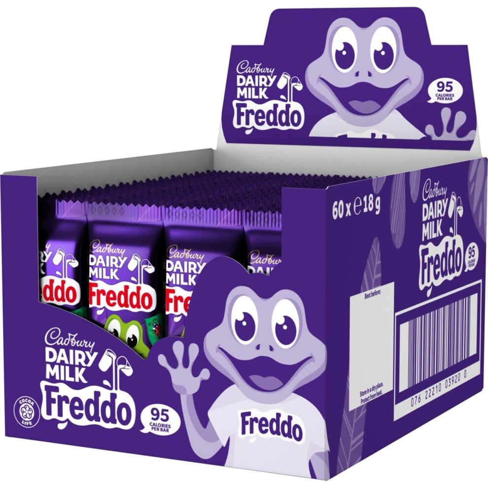 Cadbury Dairy Milk Freddo Chocolate Bar 18g (Pack of 60 Bars) on OnBuy