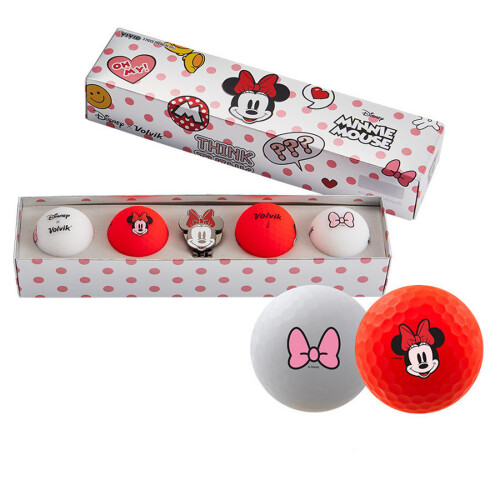 Volvik Vivid Disney Character Golf Ball Gift Set-Minnie Mouse on OnBuy