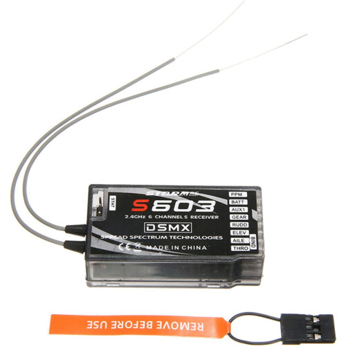 (S603 Receiver Host) 6 Channels 2.4GHz S603 Aircraft Receiver for JR ...