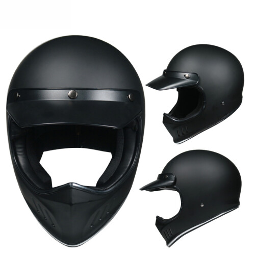 (XL-1) kask motocyklowy całą twarz casco moto kask Vintage Chopper kask ...