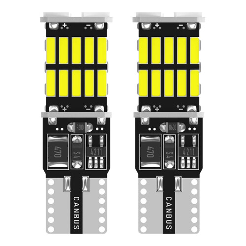 (Ice Blue - 2 szt.) 2/10x T10 W5W Canbus IC Żarówka LED samochodowa do ...