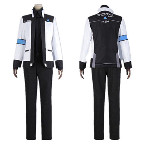 (Full Set(Shirt+Pants+Coat+Tie), XL) Become Human Detroit Connor Rk900 ...