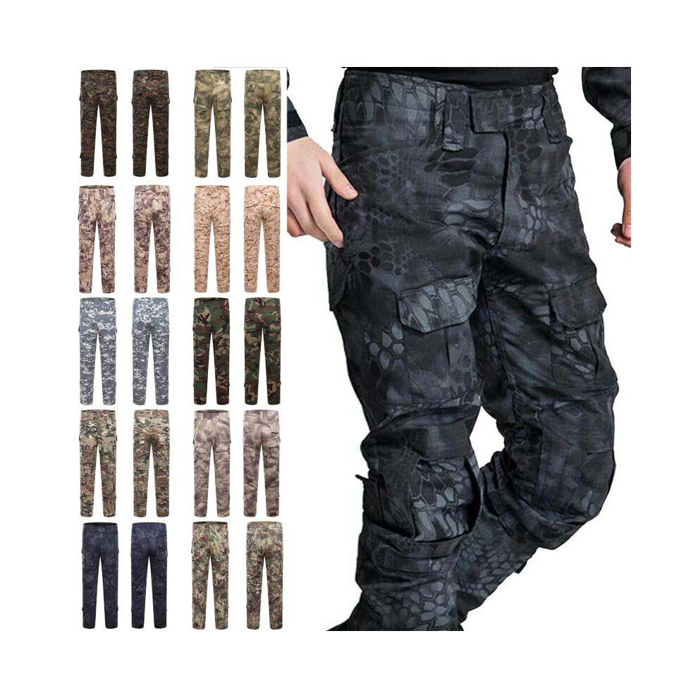 (Black Python,30)Pantalon camouflage homme militaire armée combat ...