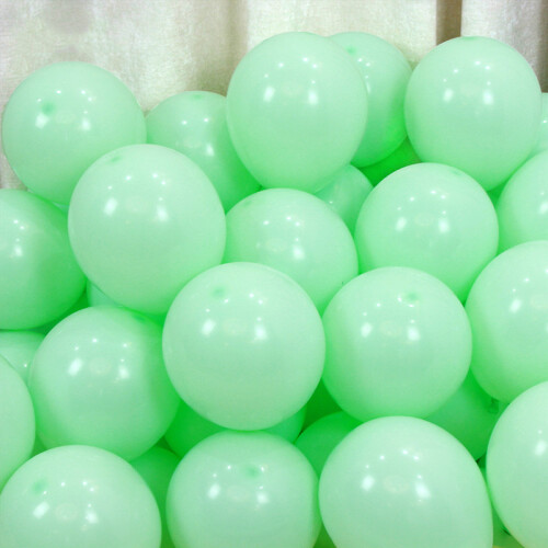 (Verde) Globos de color pastel, color rosa caramelo, macarrones, globos ...