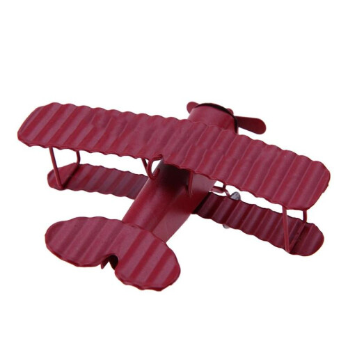 (Rojo-Estados Unidos) Modelo de avión de metal vintage, modelo de avión ...