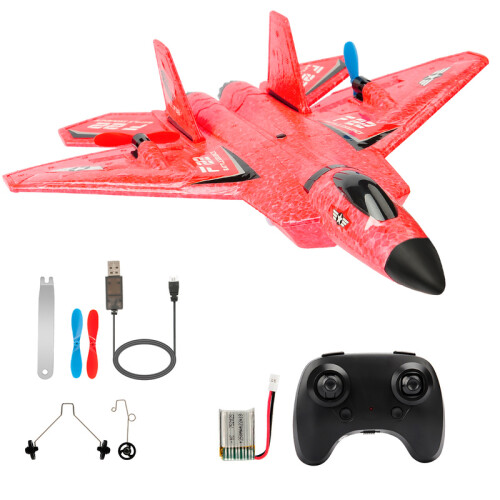 (N F22 Rosso) Aereo RC SU-27 Aereo Elicottero Telecomandato 2.4G Aereo ...