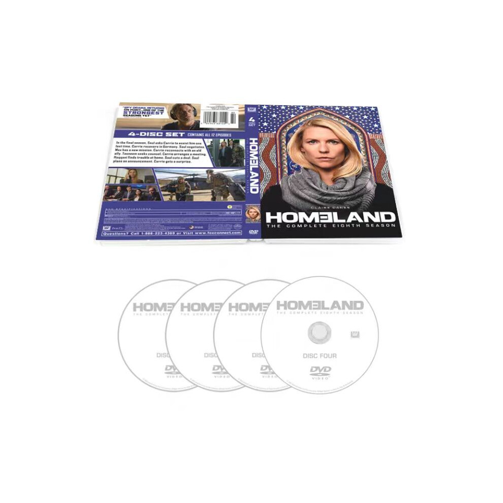 HOMELAND The Complete EIGHTH SEASON 8 【DVD】 4-Disc Box Brand new on OnBuy