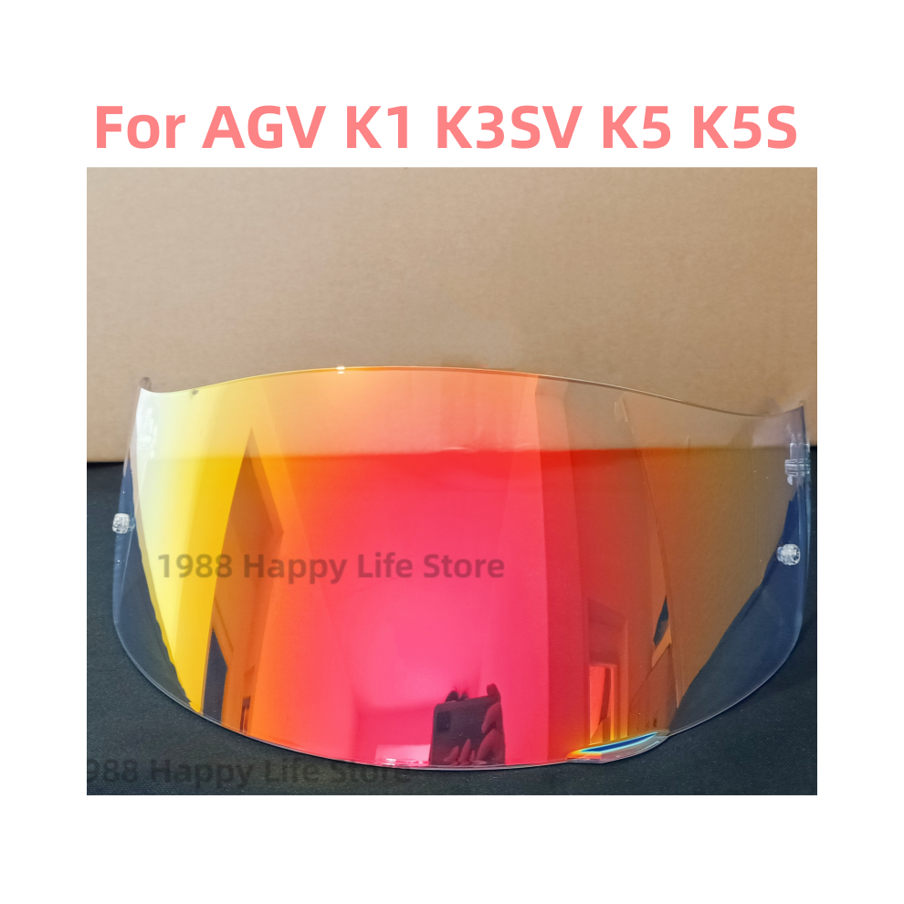 (Nuovo Rosso Revo Profondo) Per visiera casco moto AGV k5 k5S K5-S k3SV K3-SV k1 K1S Compact ST ...