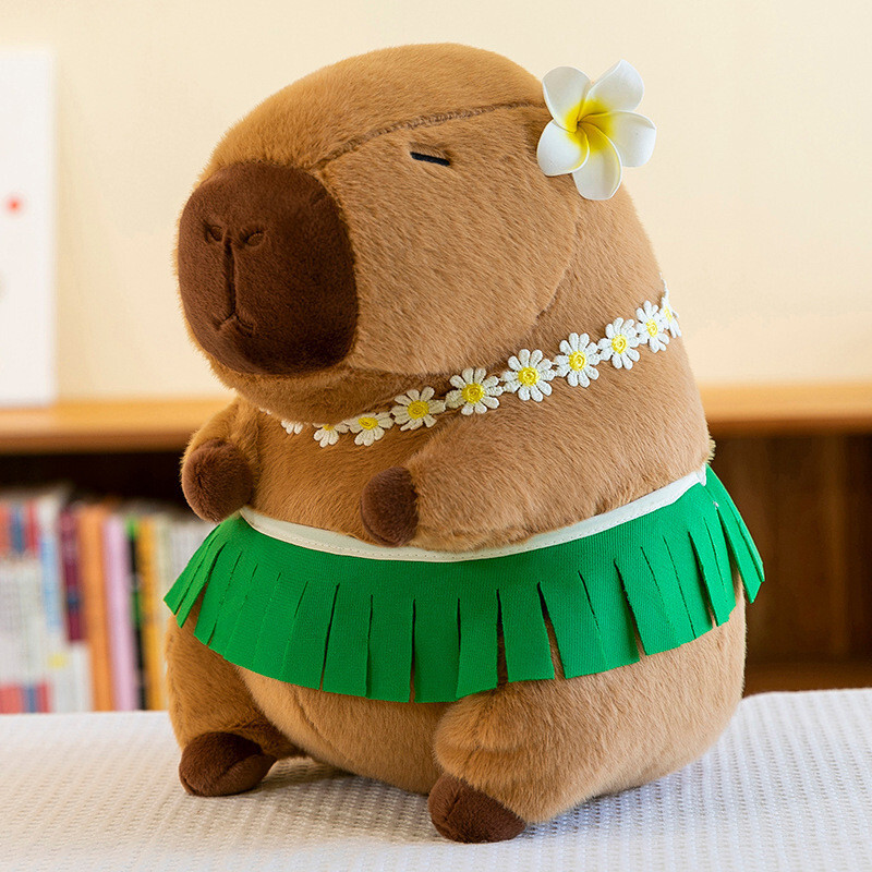 (30cm)Peluche Capybara fête plage été adorable dessin animé cadeau ...