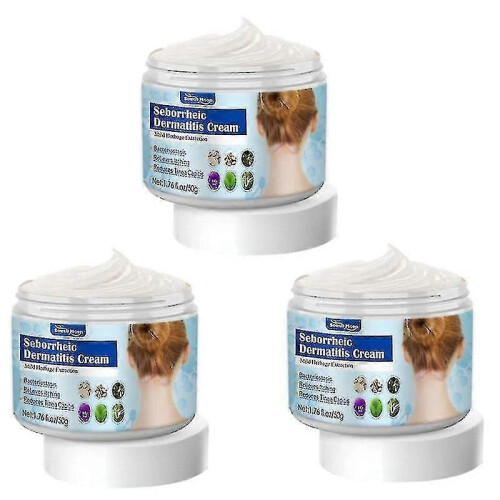 (3pcs) 1-3pcs Seborrheic skin Cream Head Acne Pruritus Scalp Ringworm ...