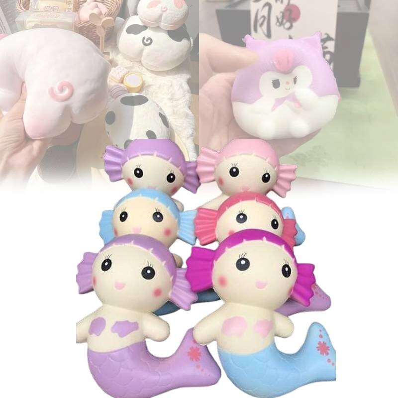 Squishy Charm Mermaid Slow Rising Soft Toy Collection Children Gift ...