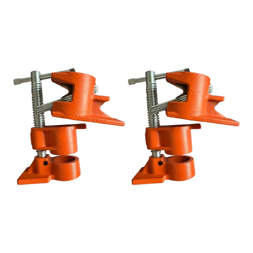 Pipe Clamps 2Pcs 1/2 Inch Pipe Clamps Metal 1/2Inch Black Tube Clamp ...