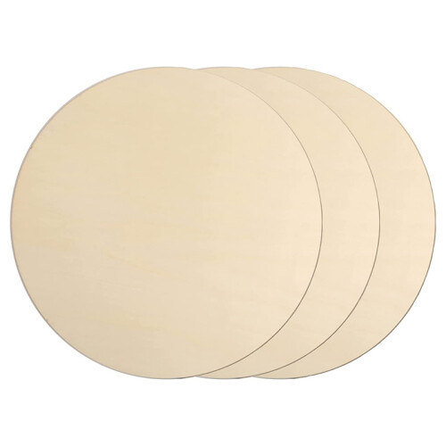 Círculos de madera de 30 cm para manualidades, sin terminar, en blanco ...