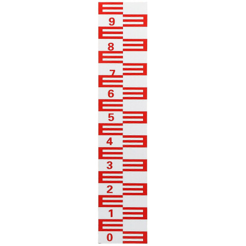 Water Level Gauge Sticker Self-adhesive Water Level Meter Reflective ...