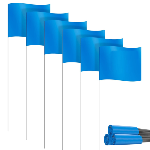 Marking Flags Marker for Lawn 30 Pack, PVC Small Flags,Marking Flags, Garden Flags,Survey Flags ...