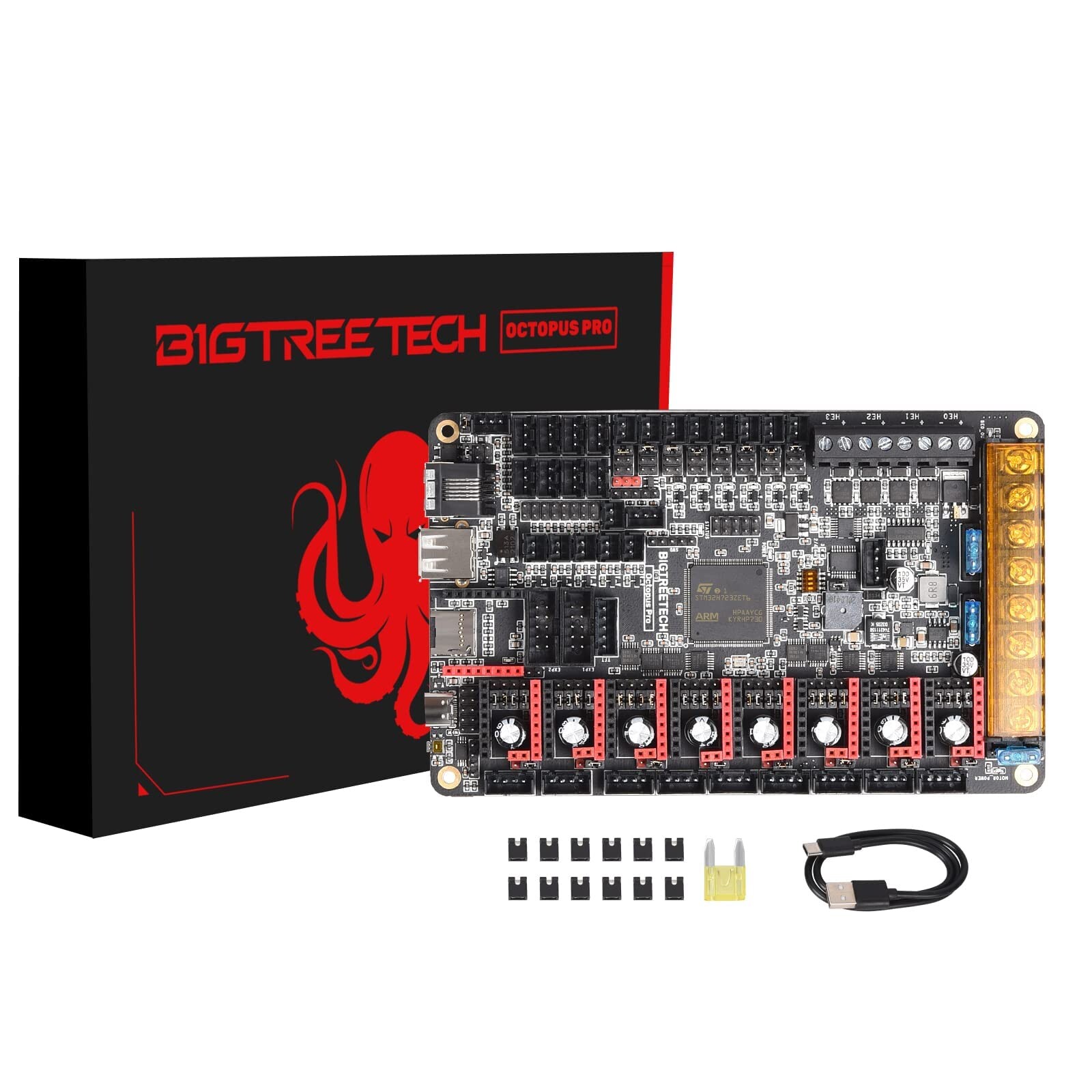 BIGTREETECH Octopus Pro V1.0.1(H723) 32bit Control Board New Upgrade ...