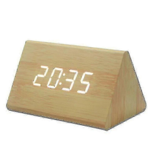 (triangle)Gingko Cube Led Click Clock Alarm Clock With Sound Activation ...