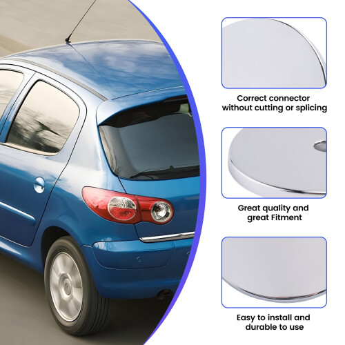 Tampa externa para tanque de gasolina e gás para 206 207 C2 on OnBuy