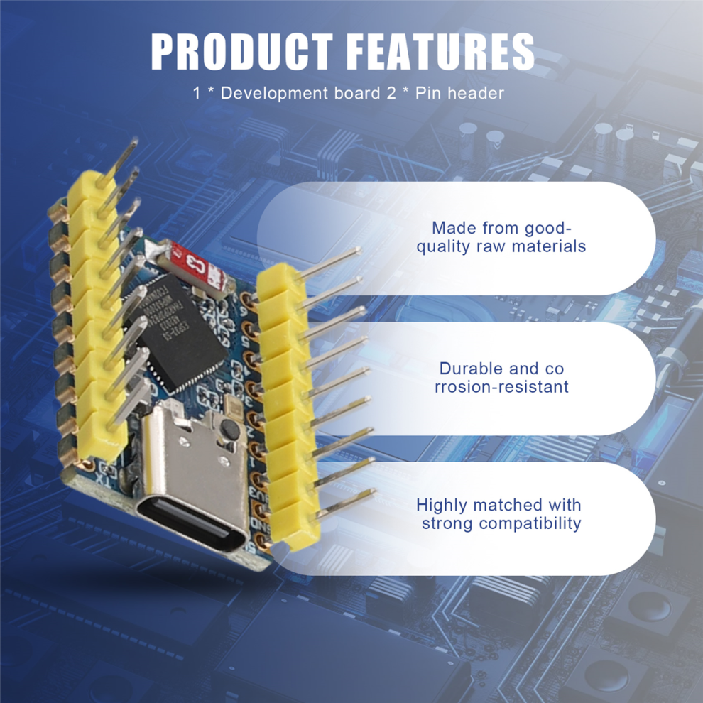 Mini placa de desarrollo ESP32-S3-Zero con WiFi y Bluetooth, tamaño ultrapequeño on OnBuy