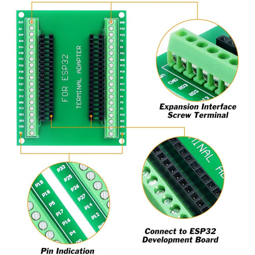 ESP32 Breakout Board ESP32 GPIO 1 in 2 für 38 Pins ESP32S ESP32 on OnBuy