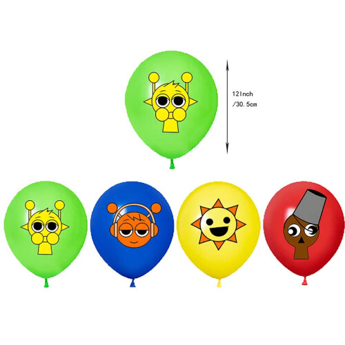 (1set A3, Other) Incredibox sprunki Birthday Party Decorations Cake ...