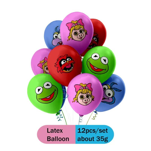 (balloon 12pcs) disney MUPPET BABIES Theme DIY Birthday Party ...