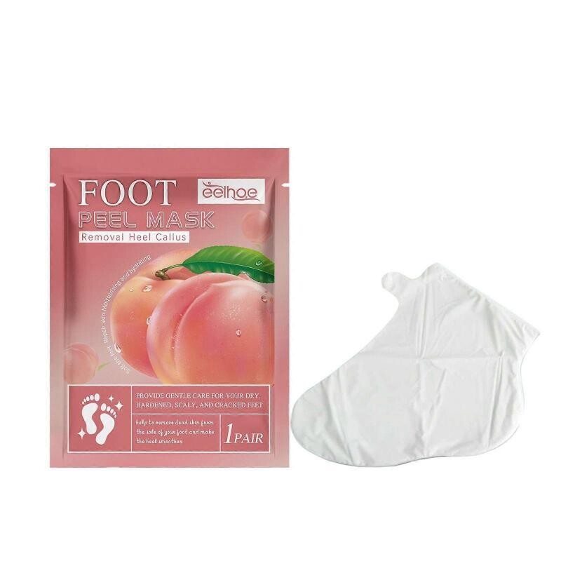 Peach Foot Mask Moisturizes And Hydrates Feet Smooth, Tender Skin, Anti ...
