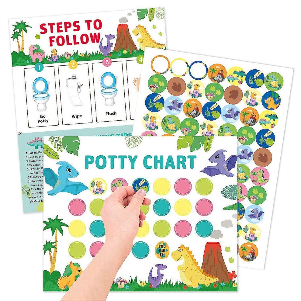 1 Set Potty Training Chart Kids Potty Training Sticker Chart Girl Potty ...