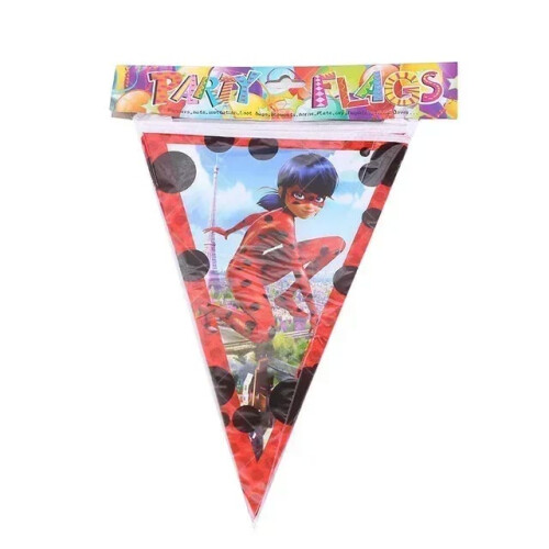 (Pennant-1pcs, Other) Girls Lady Bugg Decoration Favors Cake Topper ...