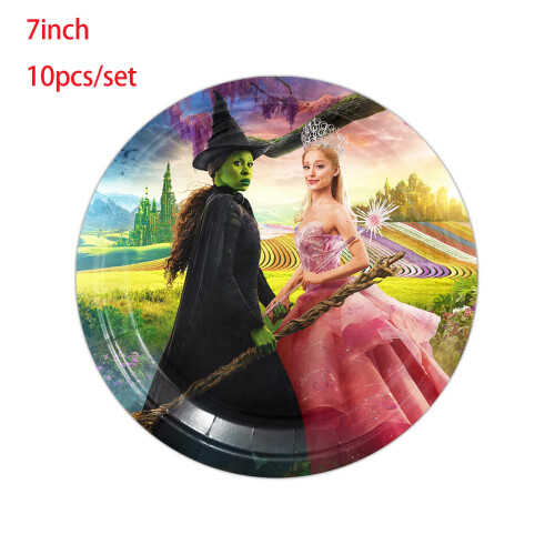 (1set plate, Other) Wicked Birthday Party Decoration Magic Witch ...